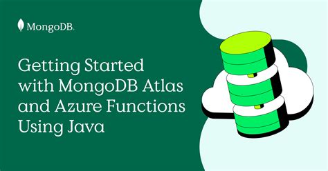 How To Use Azure Functions With Mongodb Atlas In Java Mongodb