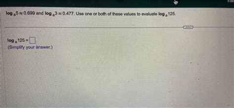Solved Find The Logarithm Using The Change Of Base Formula Chegg Com