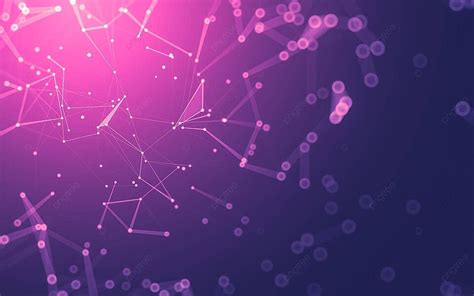 Molecular Technology With Polygonal Shapes And Data Visualization Photo