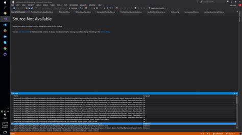 Debugging Vs2017 Source Not Available Stack Overflow