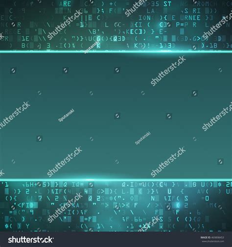 Technology Computer Digital Data Code Matrix Stock Vector Royalty Free 469898453 Shutterstock