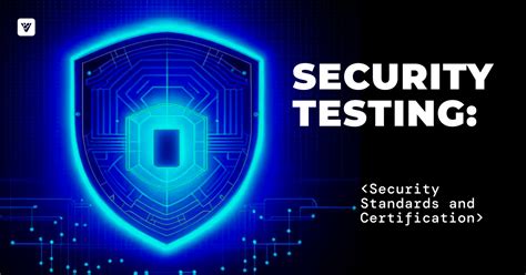 Security Testing Security Standards And Certification