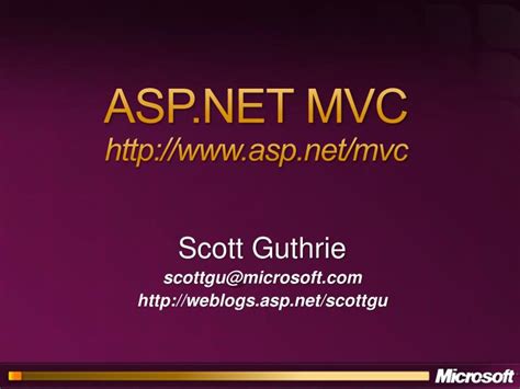 Ppt Aspnet Mvc Mvc Powerpoint Presentation Free