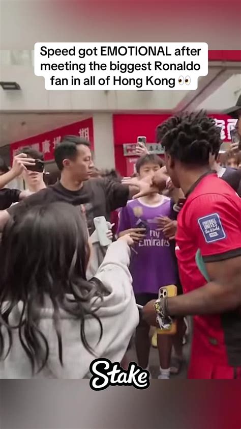 Speed Meets Biggest Ronaldo Fan In Hong Kong Tiktok