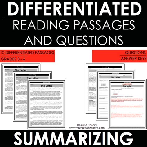 Summarizing Fiction Texts Simplified In The Classroom With Kristine Nan… Reading