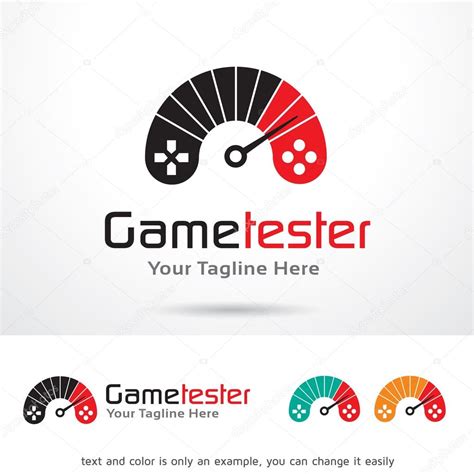 Game Tester Logo Template Design Vector — Stock Vector © Gunaonedesign