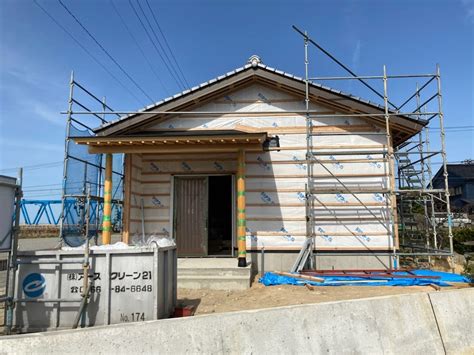 和風玄関庇の完成 ハウジング丸高のブログ