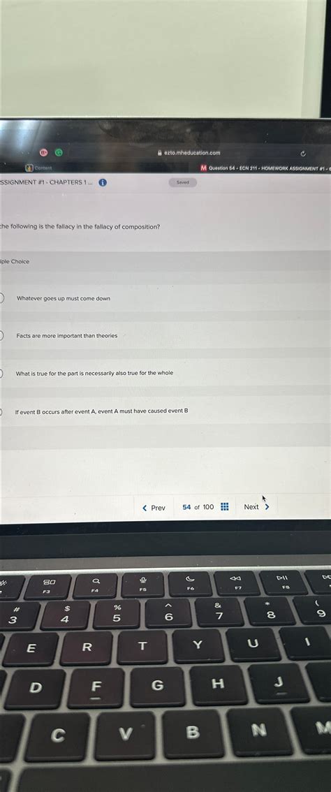 Solved Ssignment 1 ﻿chapters 1m Question 54 ﻿ecn 211