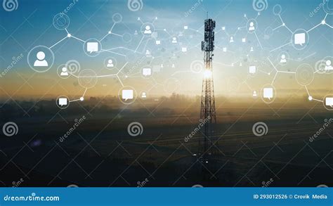 5g Telecom Antenna Tower Repeater Spreading Fast Digital Data