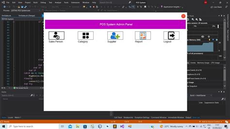 POS System Using Visual Basic Vb Net And Microsoft Access Part 2 YouTube