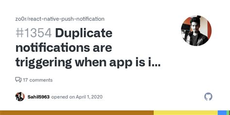 Duplicate Notifications Are Triggering When App Is In Background With Fcm · Issue 1354 · Zo0r