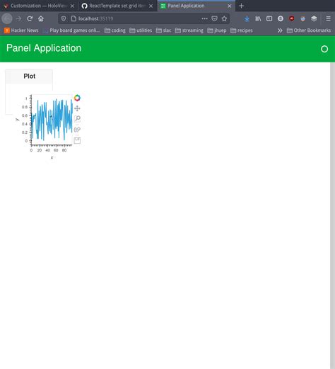 ReactTemplate Set Grid Item Min Max Dimensions Issue Holoviz Panel GitHub