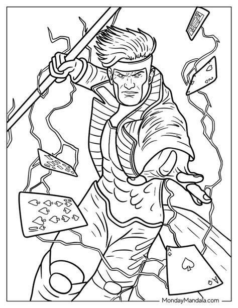 28 X Men Coloring Pages Free Pdf Printables