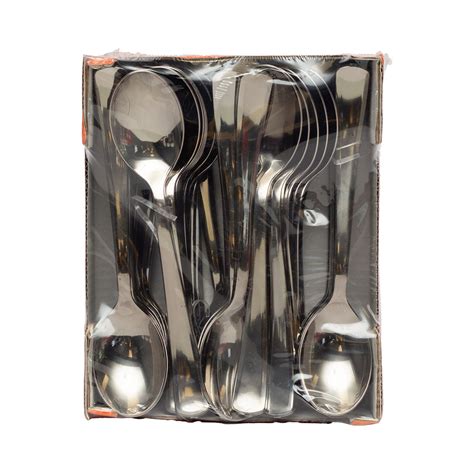 Dessert Spoons Plastic Silver 50pk Crazy Express Quick Easy Same