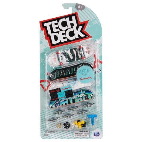 Tech Deck Fingerboard Deluxe Assorted 4 Pack Uk
