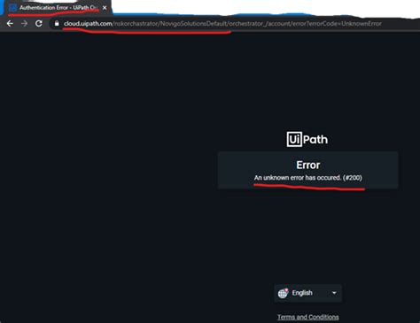 Unable To Access Orchestrator Service An Error Has Occured 200