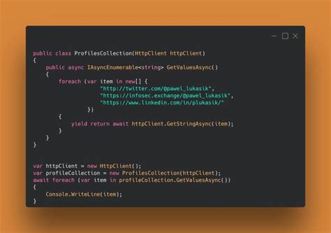 💾 paweł Łukasik on linkedin dotnet async asyncenumerable