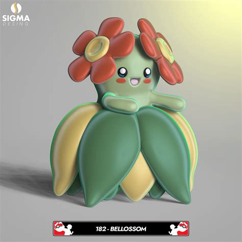 3d File 182 Bellossom 🐉 ・3d Printer Model To Download・cults