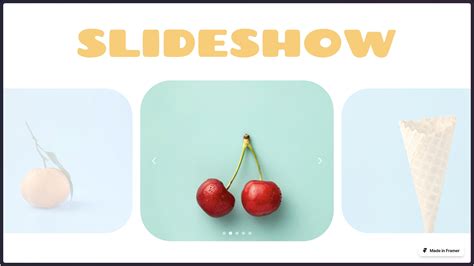 Framer City Fruit Slideshow Cristian Mielu 1 Framer Resource Site 600 Components To Remix