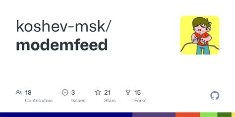 Github Koshev Mskmodemfeed