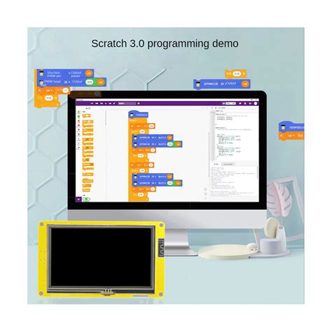 Esp32 8m Psram 16m Flash Development Board 43 Inch Tn Resistance Touch
