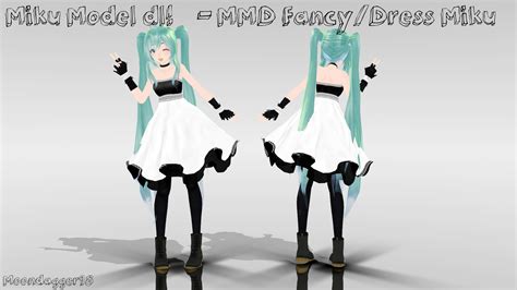 Mmd Dress Fancy Miku Model Dldownload By Moondagger98 On Deviantart