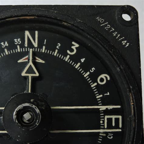 Compass Pilots Repeater Indicator Mk I Raf Ref 6a1584 Distant Readi