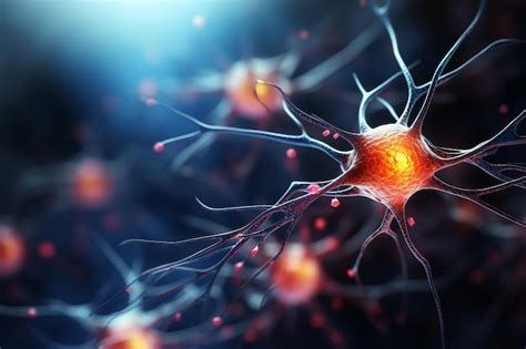 Premium Photo Abstract Background With Neuron Cells Scientific