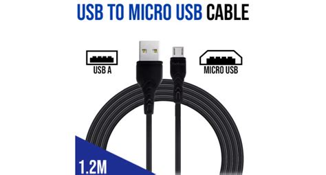 USB To Micro USB Cable 1 2m Micro Robotics