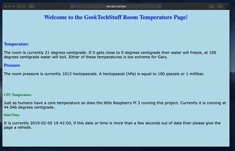 Installing Using Flask Or Raspberry Pi Iot Project Temperature Part 4 Raspberry Pi Python