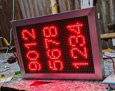 Single Colour LED Display Messaging Display Refresh Rate