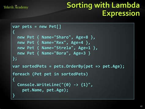 Ppt Extension Methods Lambda Expressions And Linq Powerpoint Presentation Id