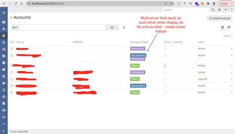 Multi Enum Display As Label And List Values Labels Cross Each Other