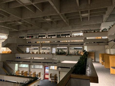 My Very Brutalist University Library Liminalspace Brutalist