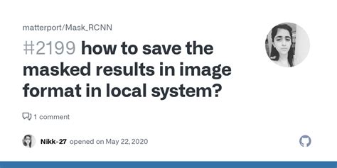 How To Save The Masked Results In Image Format In Local System Issue