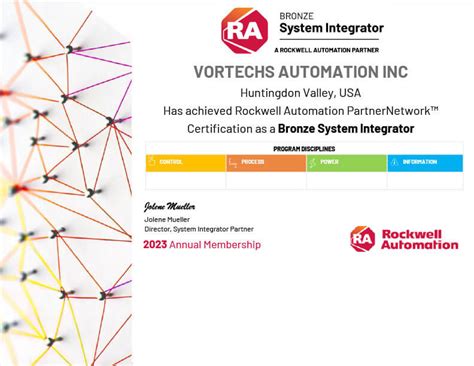 Rockwell System Integrator For Pa And Nj Vortechs Automation