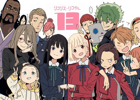 리코리스 캐릭터디자인 원작가의 최종화기념 일러 유머 게시판