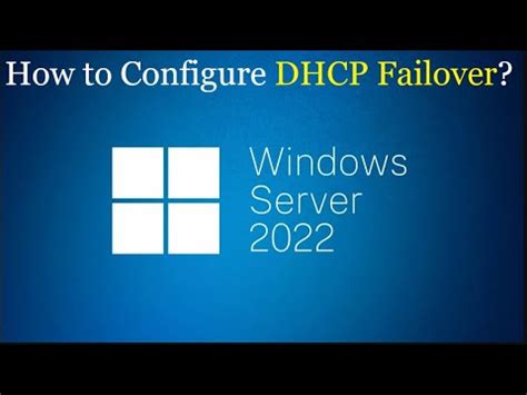 How To Configure DHCP Failover Windows Server YouTube