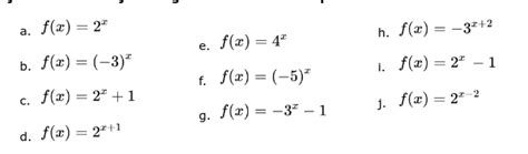 Funciones Exponenecial Ejercicio Melina Matemáticas
