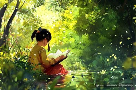 Ai创作图认真看书的小姑娘 大树下读书的小女孩 小女孩读书配图 阳光下看书 认真看书的女孩 投入看书的女孩 阅读插画插图 晨读的女孩背影 读书意境图 童趣你看书 读书女孩插画 树下读书 大树下