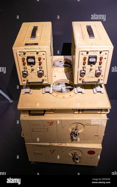 Moscow Russia January 16 2024 Old Encryption Equipment In Museum Of Cryptography In Moscow