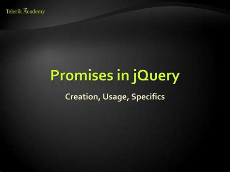 ppt promises and asynchronous programming powerpoint presentation