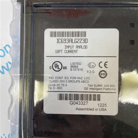 GE Analog Input Module IC ALG Buy GE Analog Input Module IC ALG Analog Input