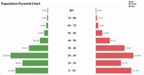 How To Create A Population Pyramid Chart In Tableau