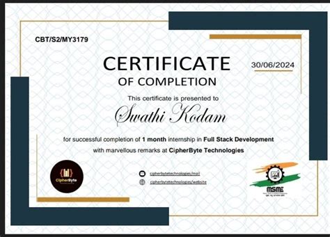 Kodam Swathi On Linkedin Internship Webdevelopment