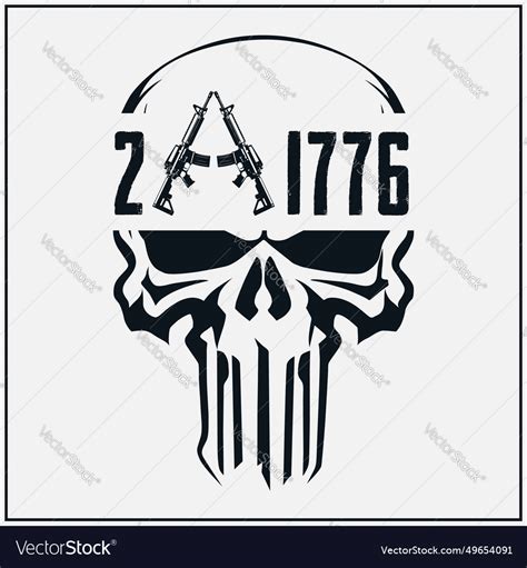 2a 2nd Amendment Second Amendment Gun Royalty Free Vector