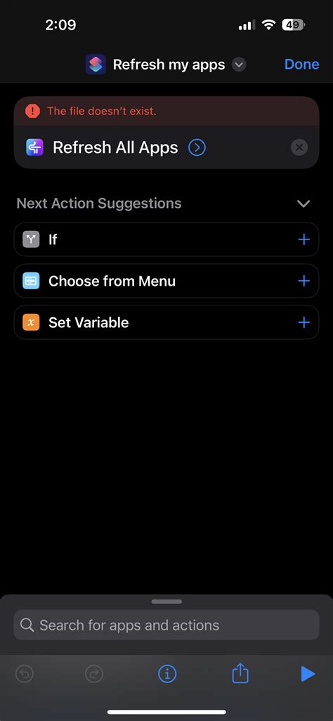 Bug Shortcut For Refresh Fails With The File Doesnt Exist · Issue 415 · Sidestore