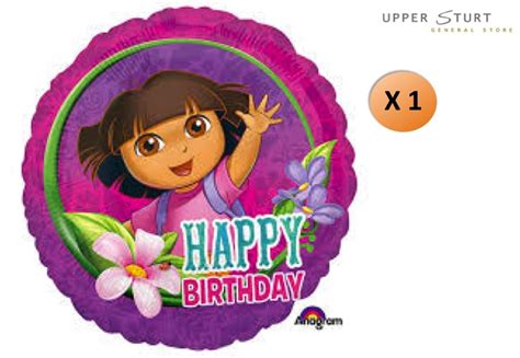 Dora The Explorer Birthday Foil Balloon 1 Party Decoration Party