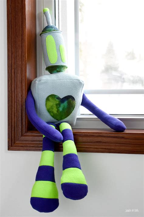 Love Bot Plush Sewing Pattern Videos Scratch And Stitch