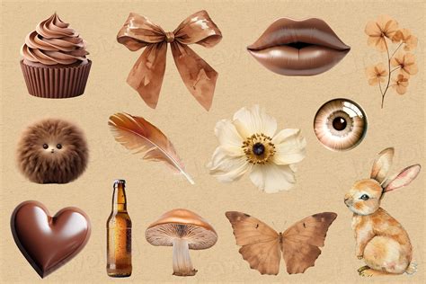 Editable Brown Aesthetic Object Design Premium Editable Design Rawpixel